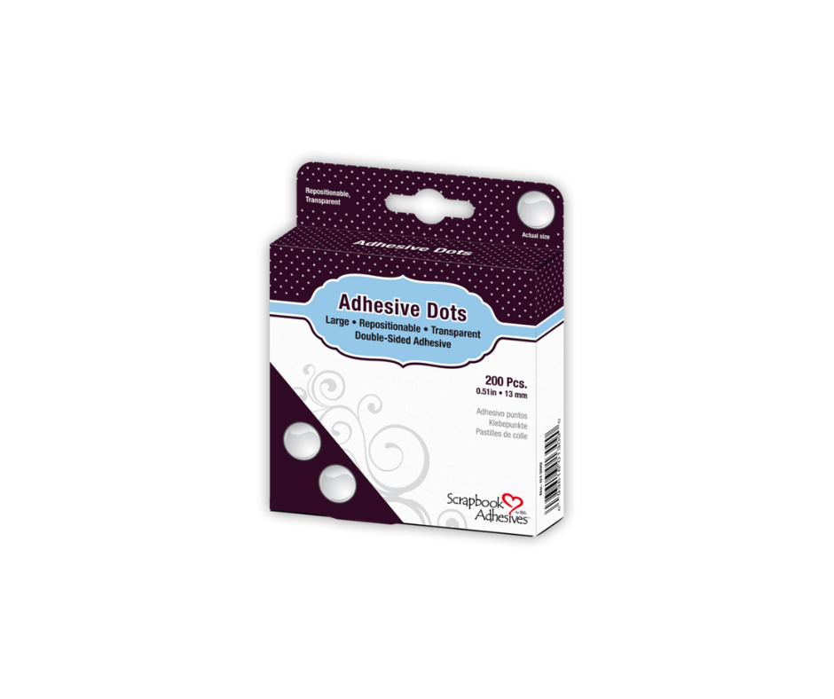 Large Repositionable Adhesive Dots – Clipper Street Scrapbook Company